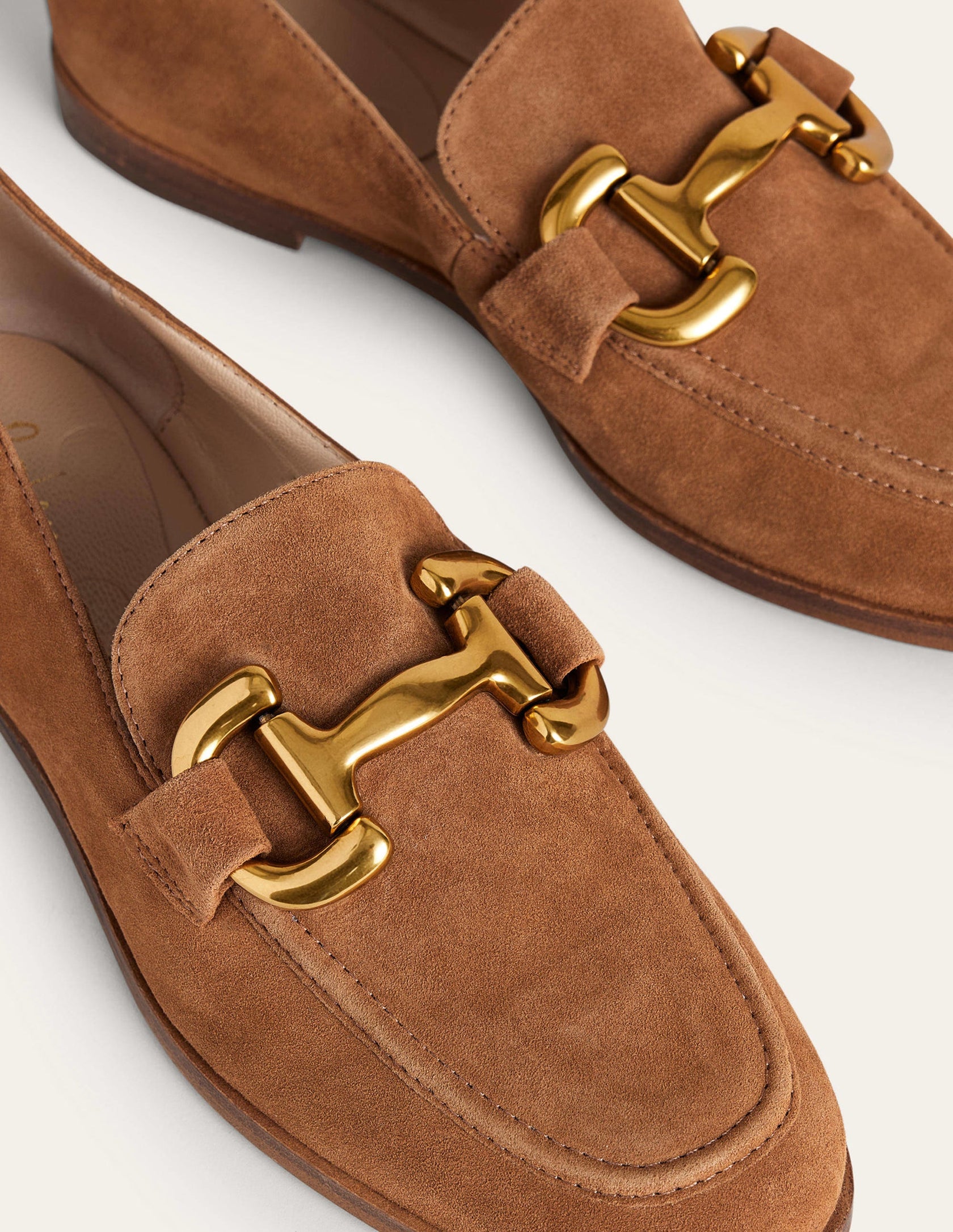 Iris Snaffle Loafers-Ginger Snap Suede | Boden USA