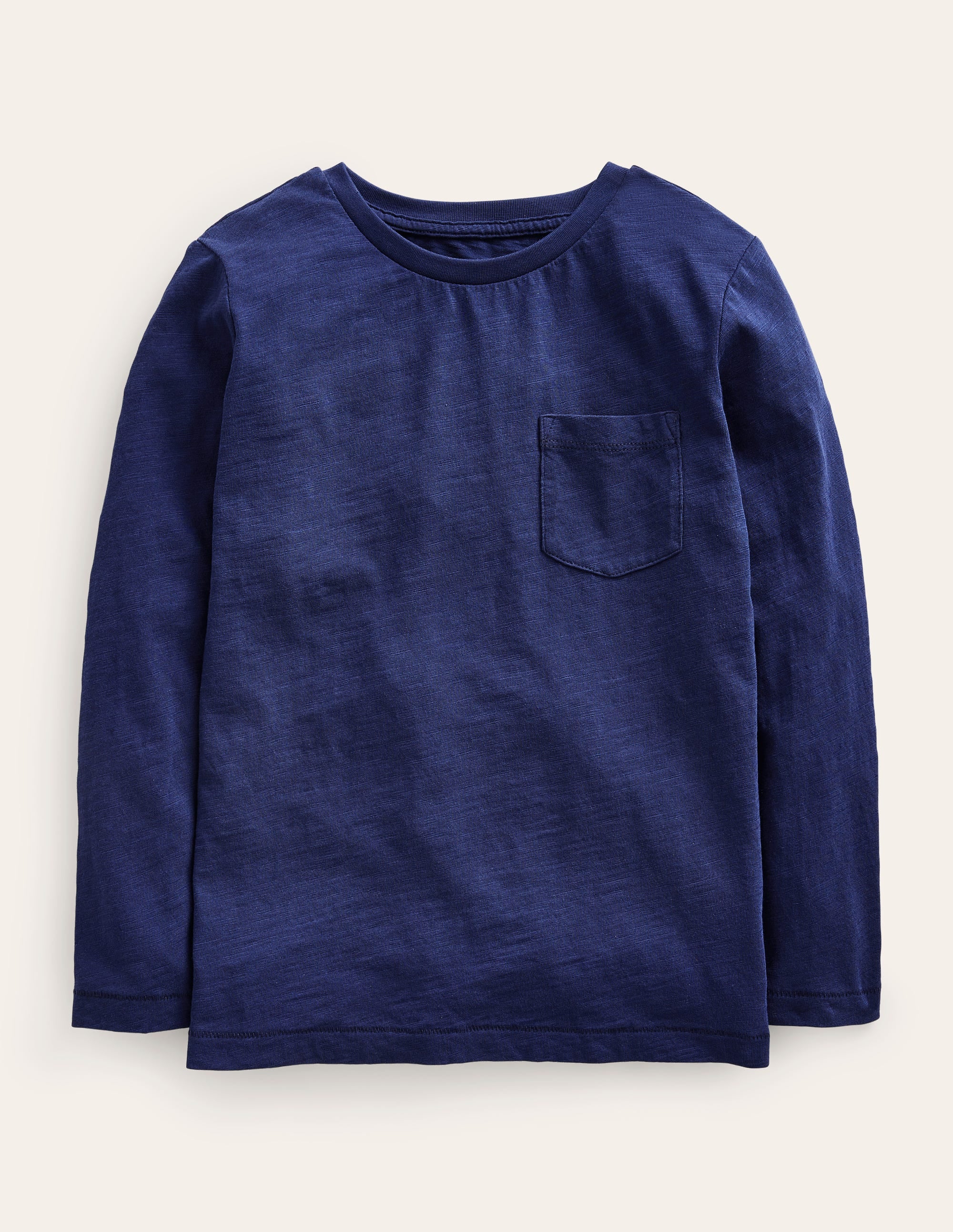 Everyday Long Sleeve T-Shirt-College Navy | Boden USA