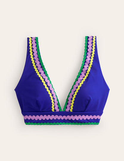 Rik Rak Bikini Top-Surf the Web Blue | Boden USA