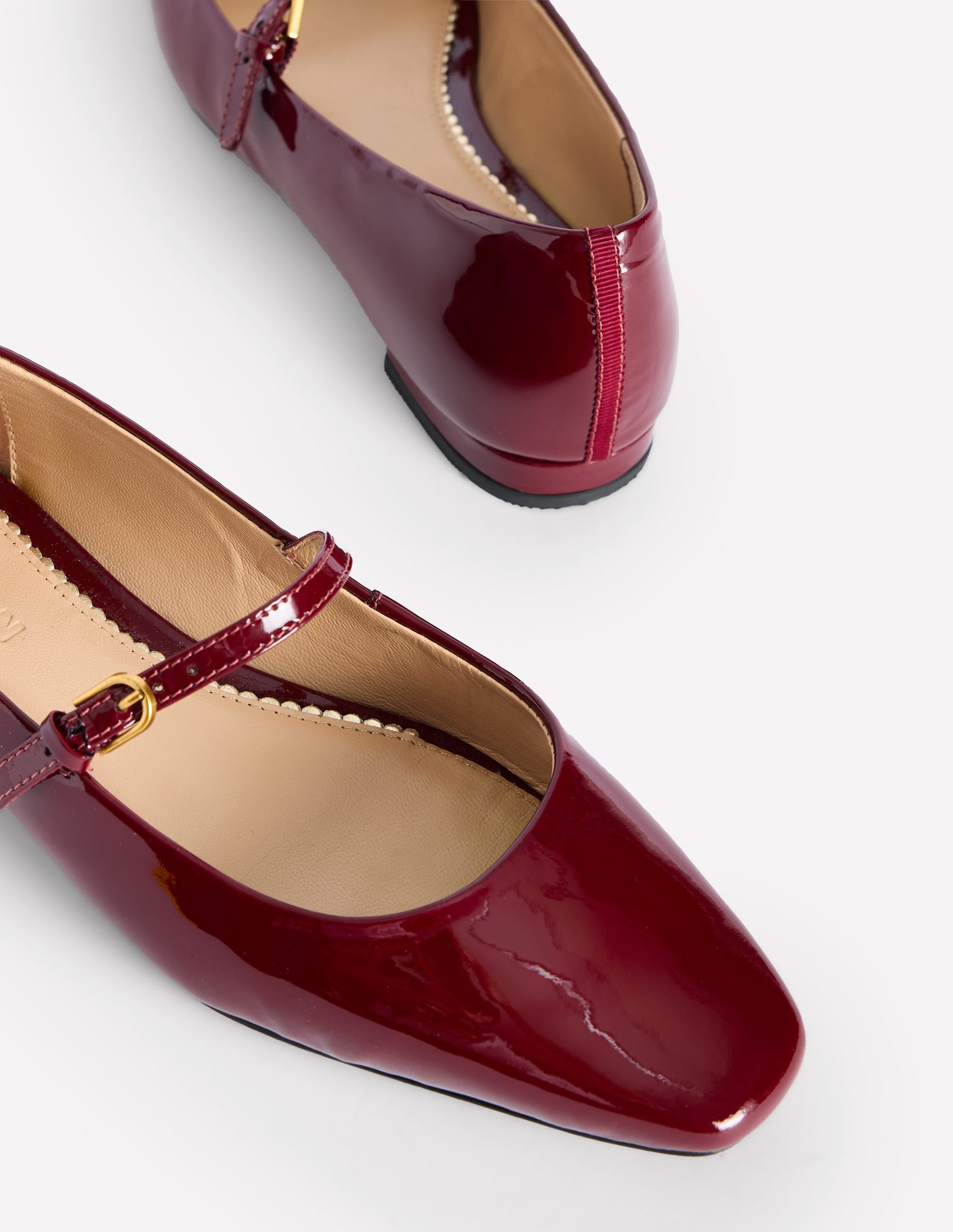 Penelope Mary Jane Flat-Oxblood | Boden USA