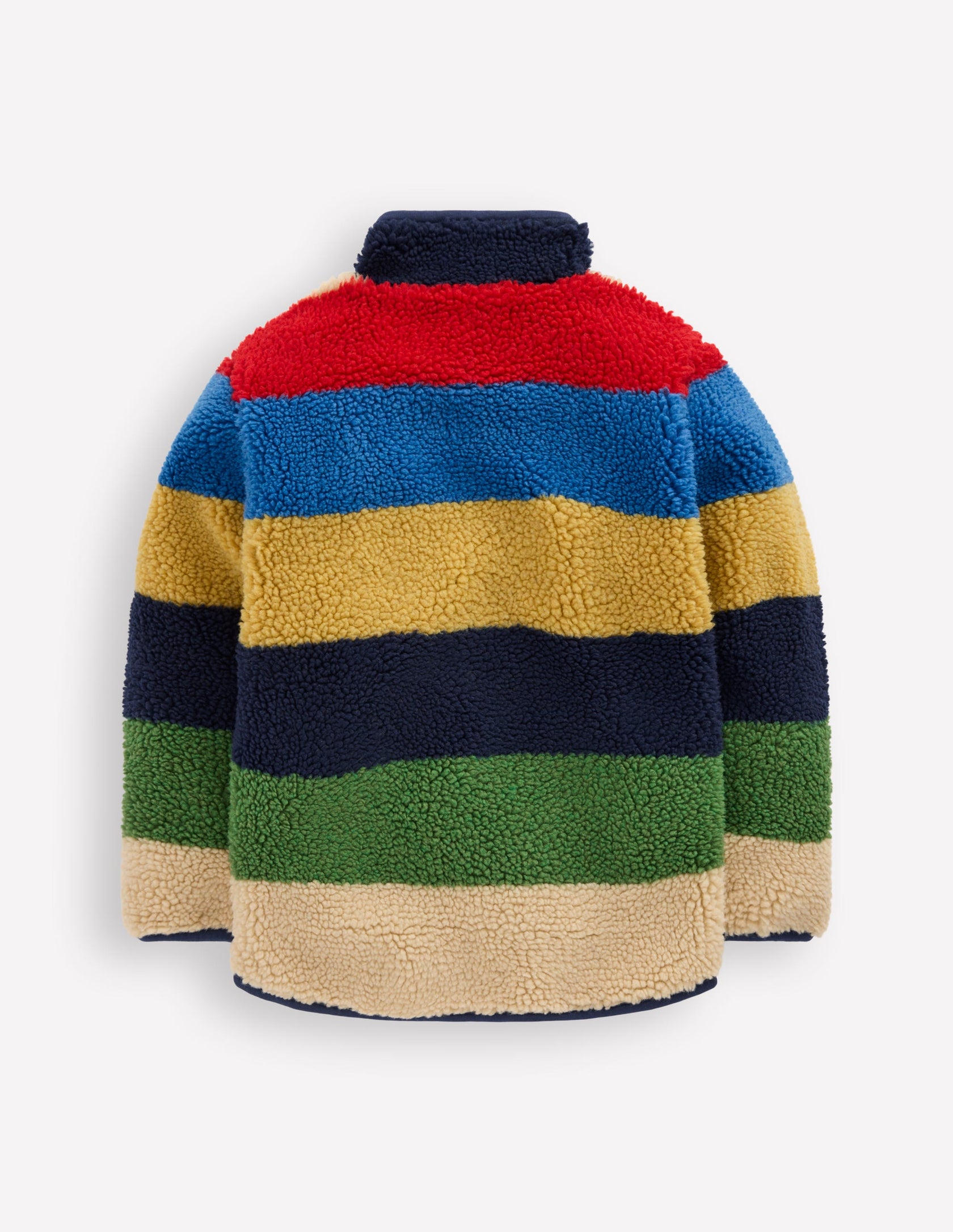 Cosy Borg Jacket-Multi Stripe | Boden USA