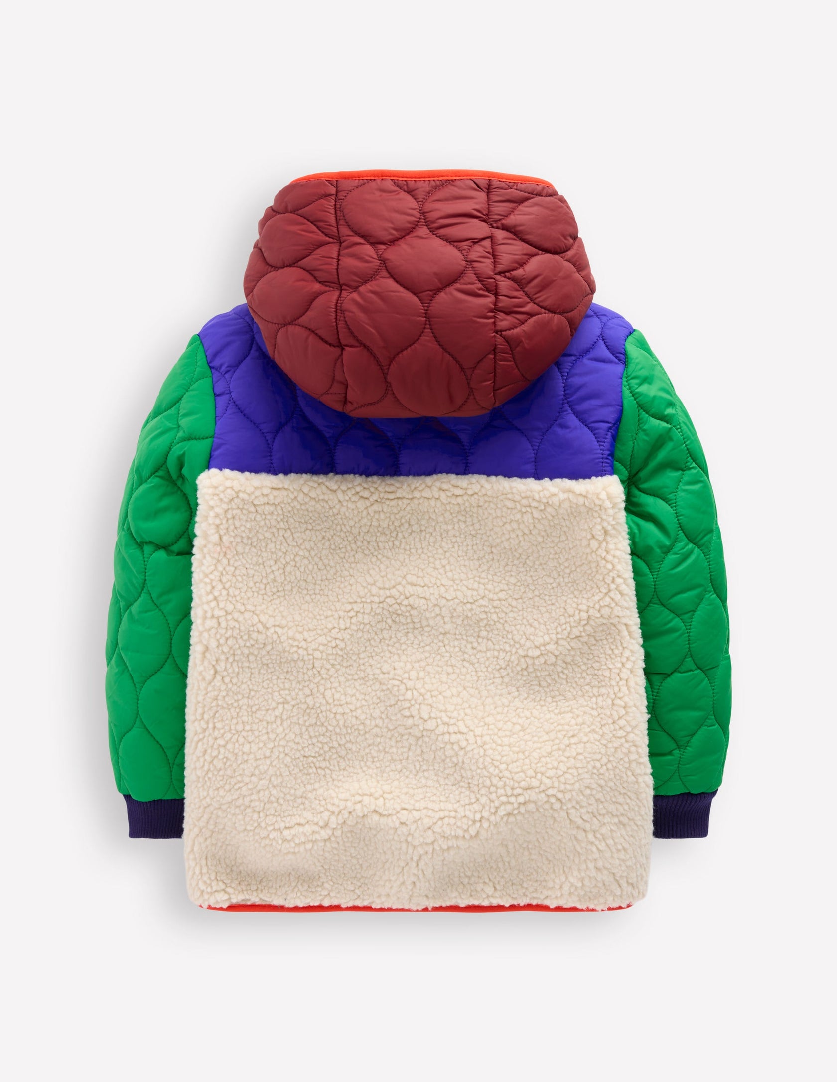 Quilted Borg Jacket-Natural Borg | Boden USA