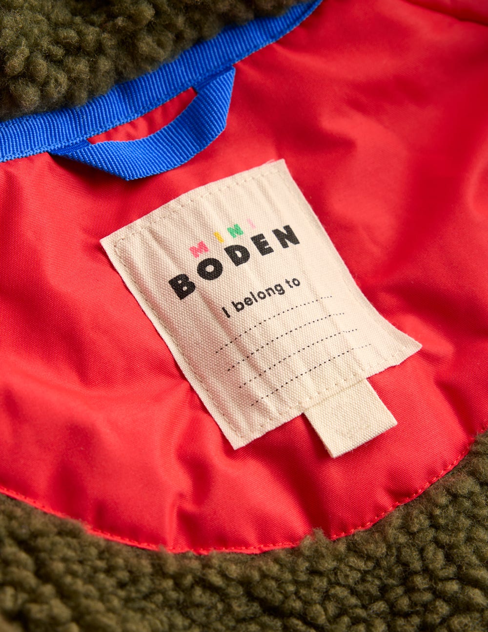 Borg Lined Anorak-Red | Boden USA