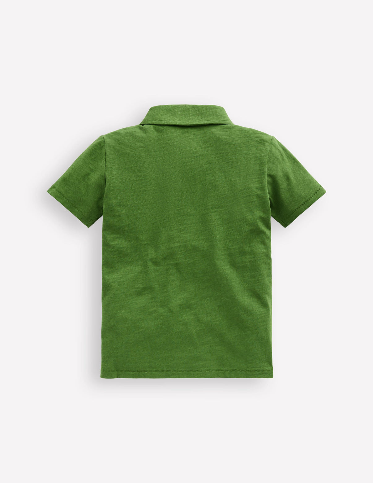 Slub Polo Shirt-Broccoli Green | Boden USA