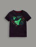 Glow Superstitch T-shirt-Robot Blue Space | Boden USA