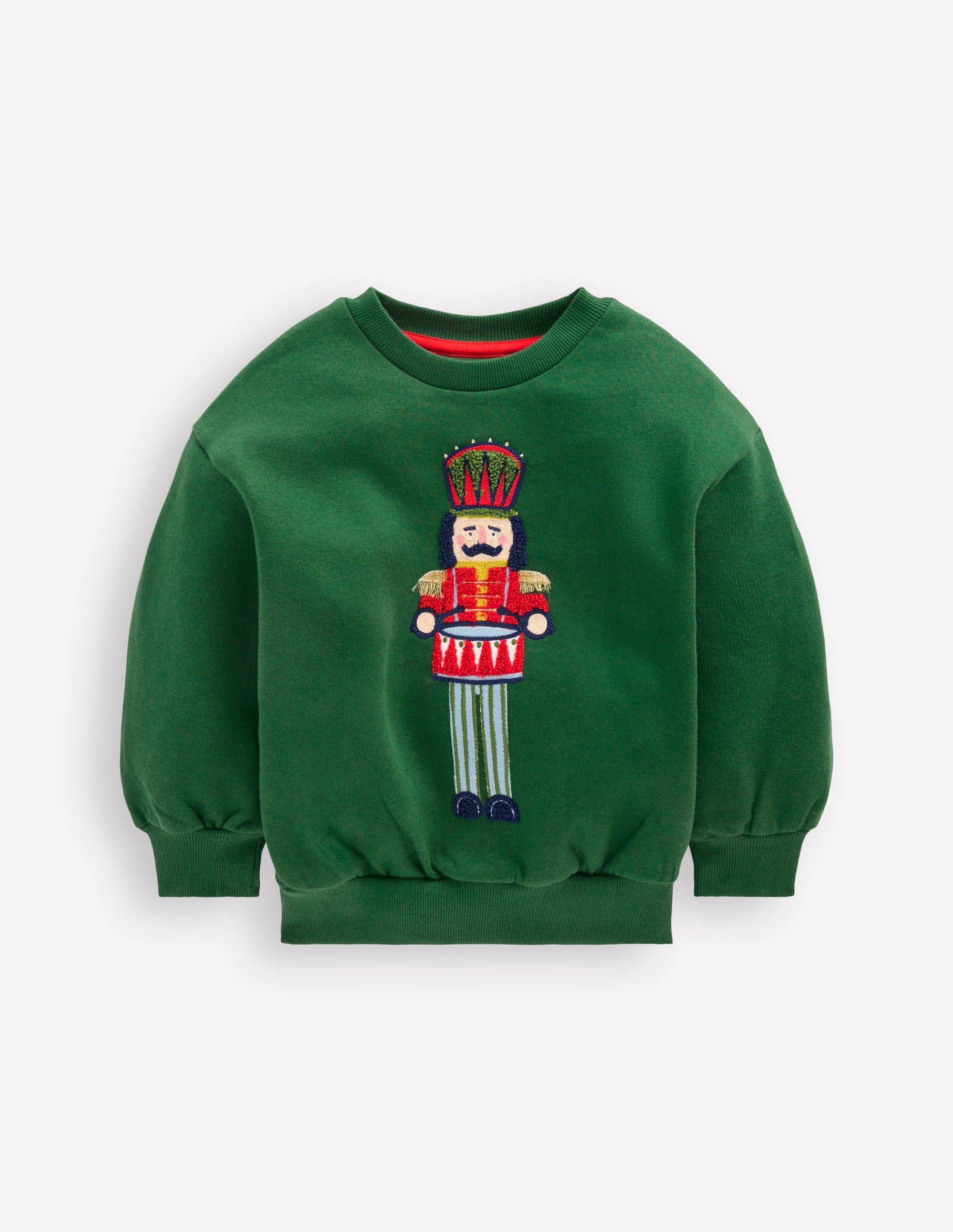 Cosy Festive Sweatshirt-Eden Nutcracker | Boden USA