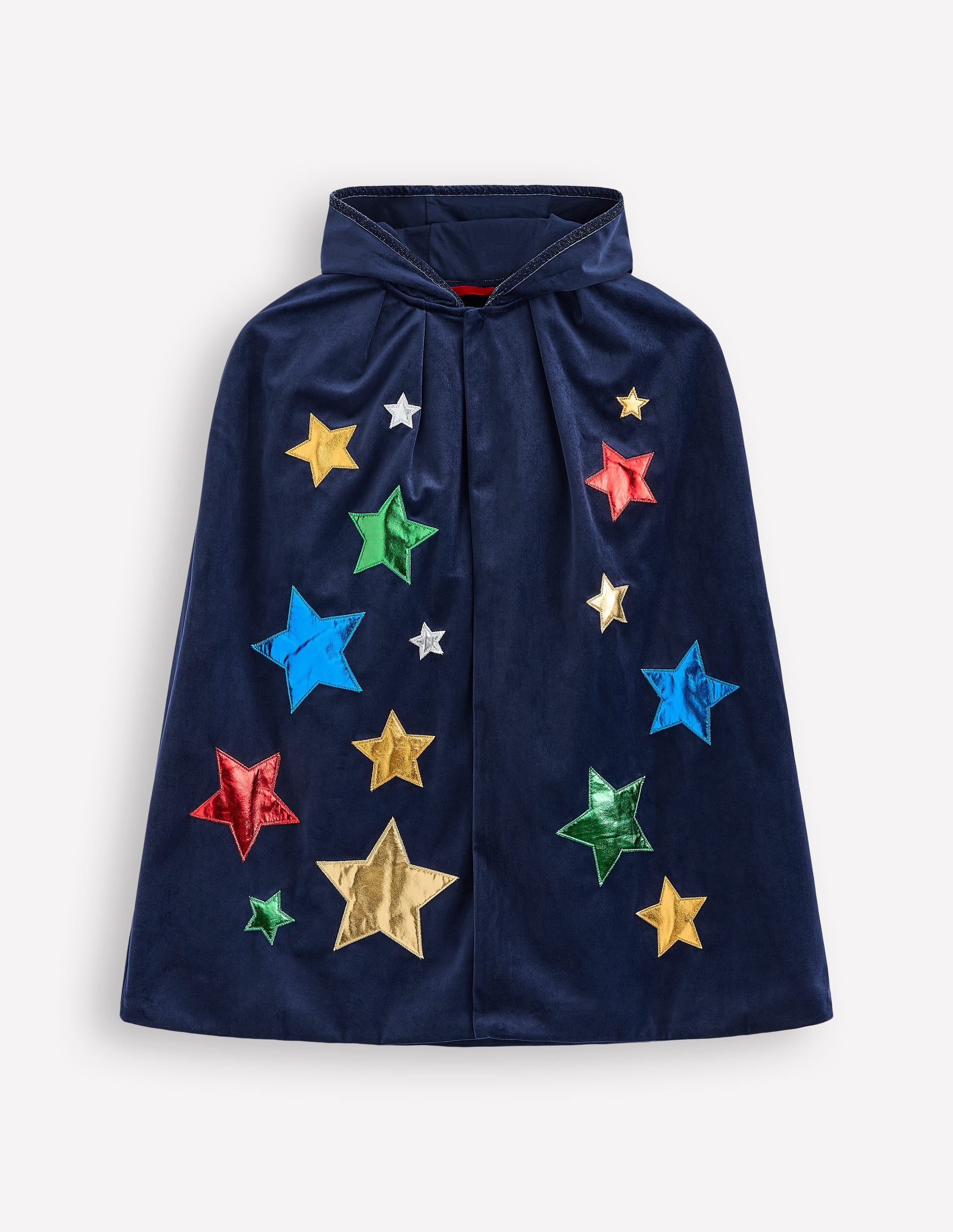 Wizard Cape-Rainbow Metallic Stars | Boden USA