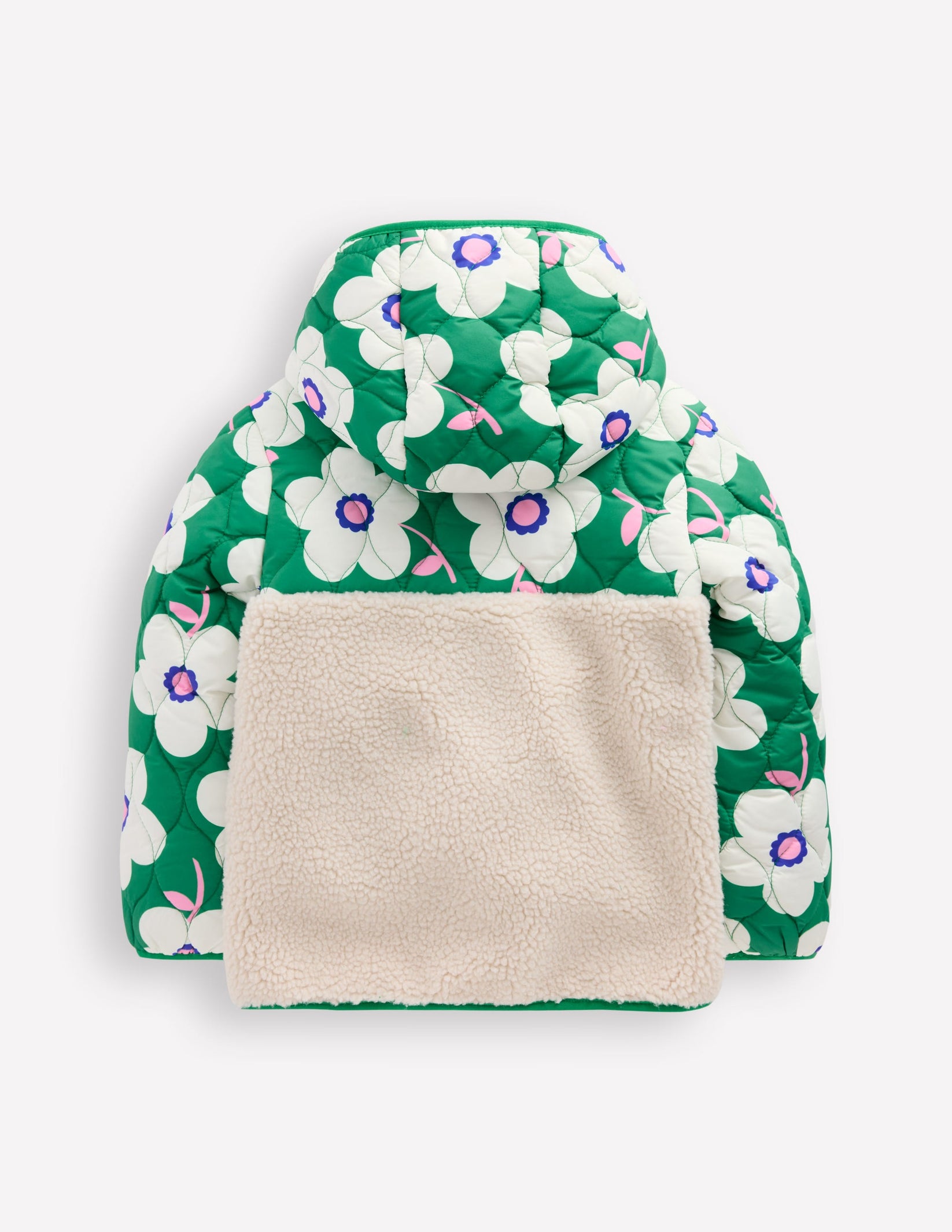 Janie Borg Mix Jacket-Rich Emerald Green Giant Daisy | Boden USA