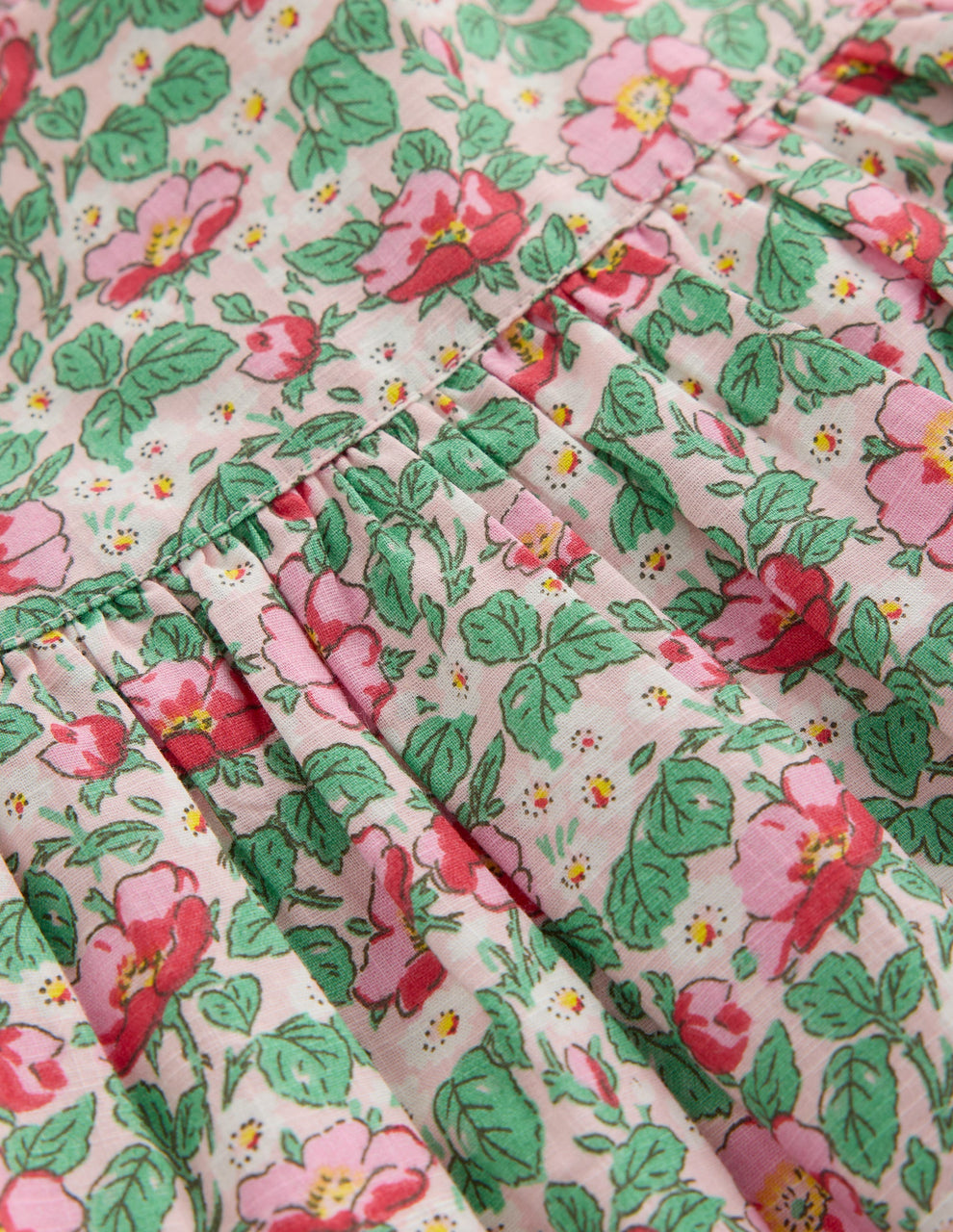 Nostalgic Pinny Dress-Chalk Pink Rose | Boden USA