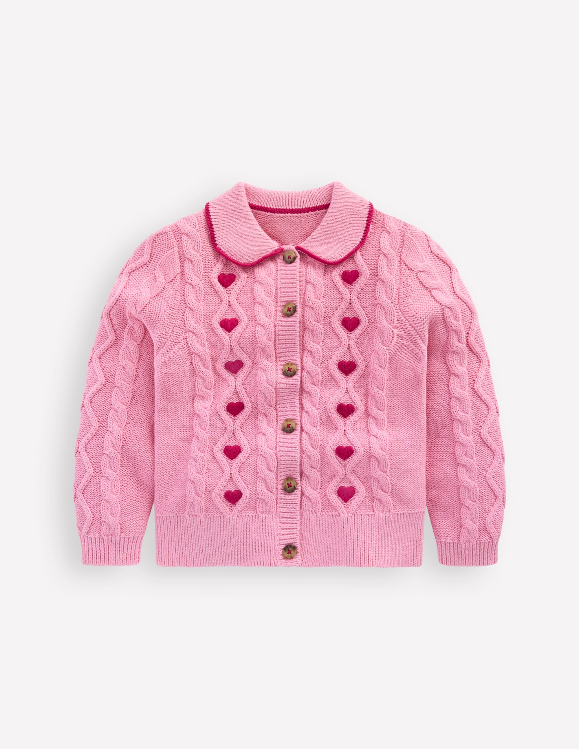 Cable Knitted Jacket-Formica Pink | Boden USA