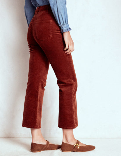 5-Pocket Cord Kick Jeans-Fired Brick | Boden USA