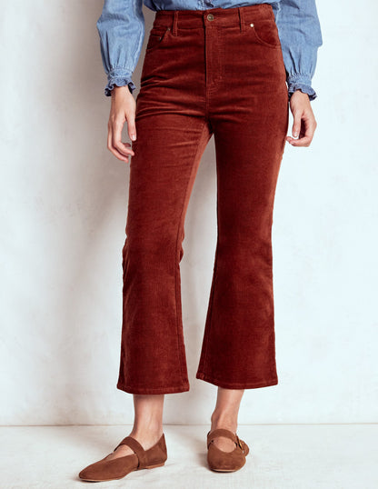 5-Pocket Cord Kick Jeans-Fired Brick | Boden USA