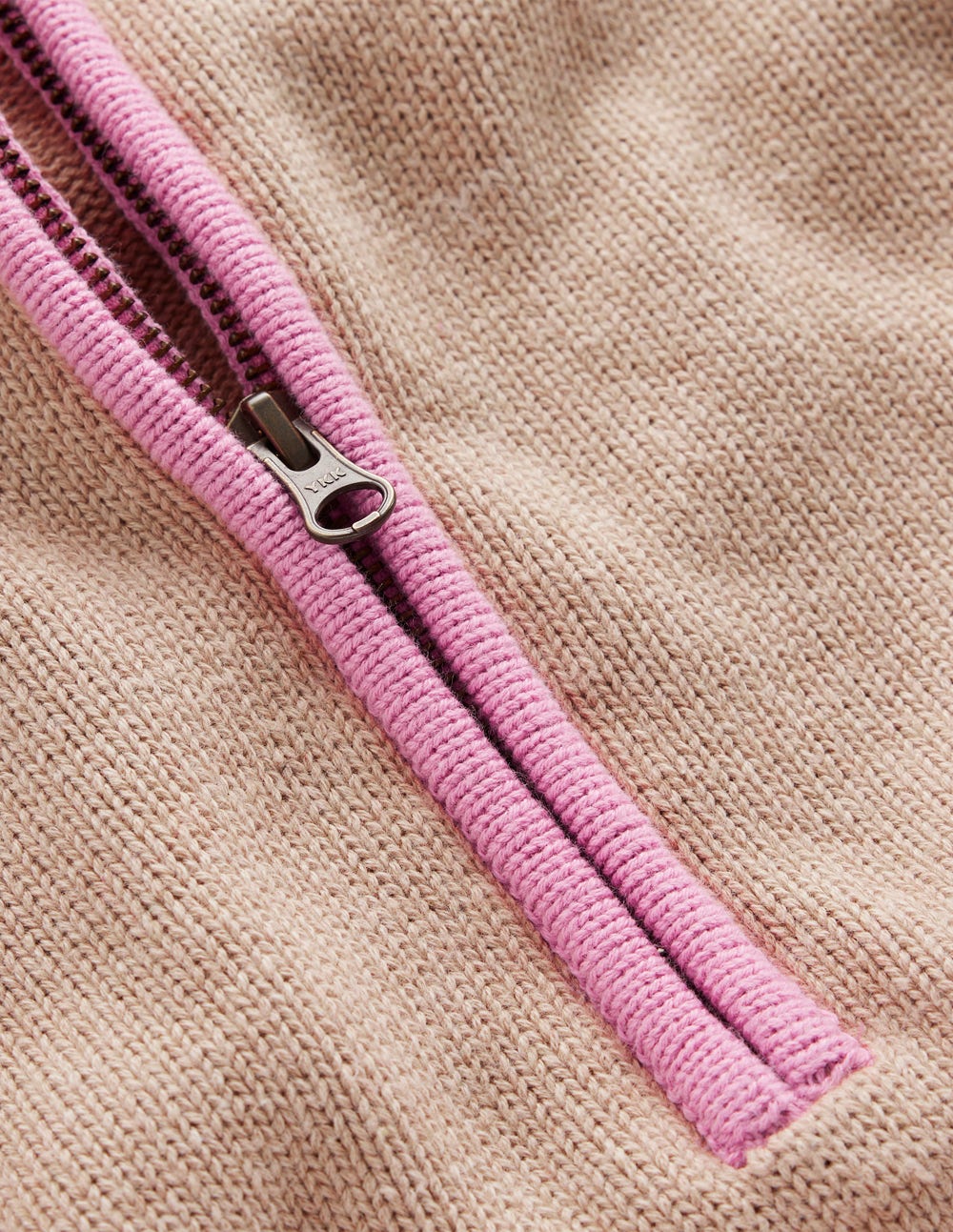 Lucy Half-zip Sweater-Chinchilla Melange, Green Fir | Boden USA