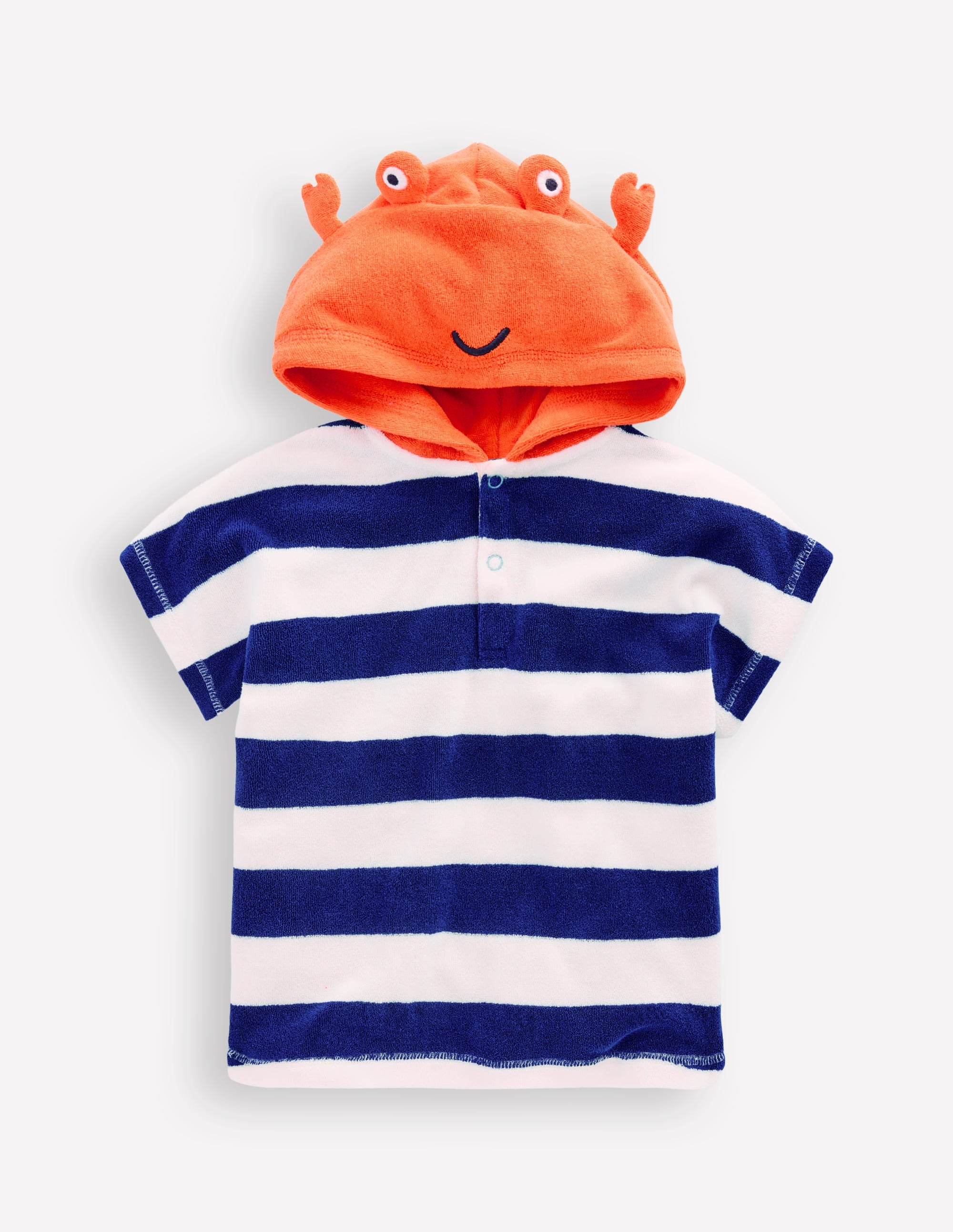 Novelty Towelling Throw-on-Blue Crab | Boden USA