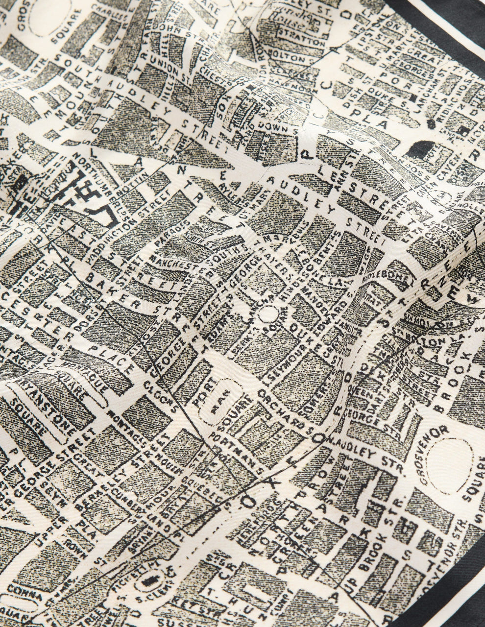Elisabeth Silk Square Scarf-Map Of London | Boden USA