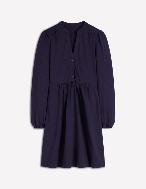 Amy Short Jersey Dress-Navy | Boden USA