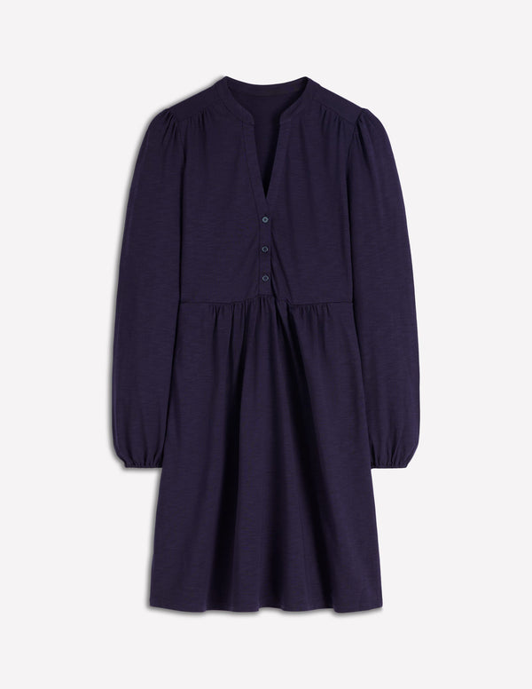 Amy Short Jersey Dress-Navy | Boden USA