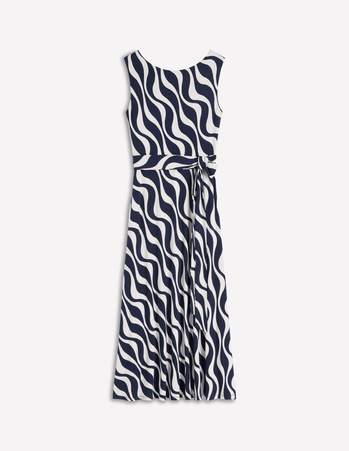Tamsin Jersey Midi Dress-French Navy, Rhythmic Wave | Boden USA