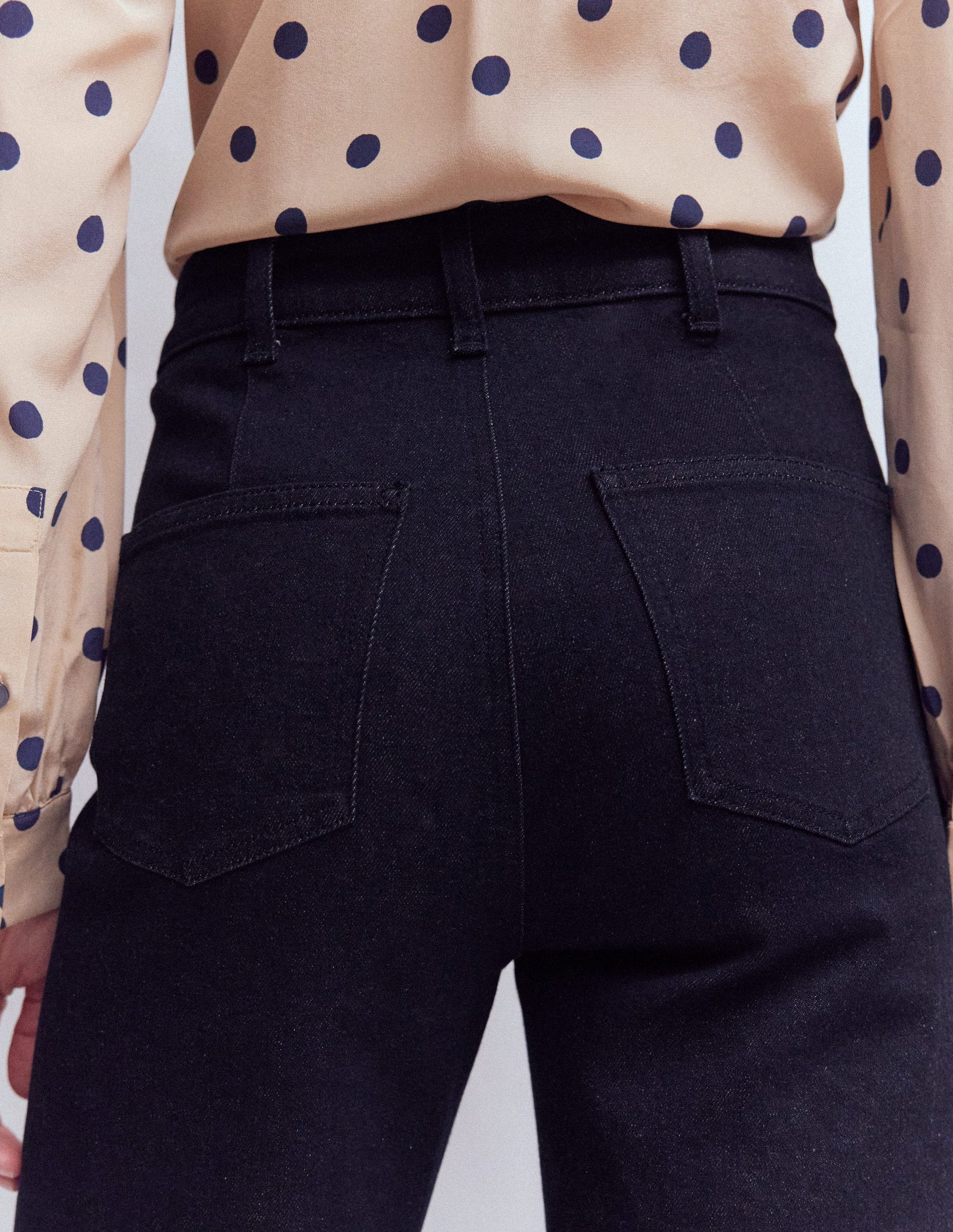Pintuck Column Leg Jeans - Indigo Rinse | Boden USA