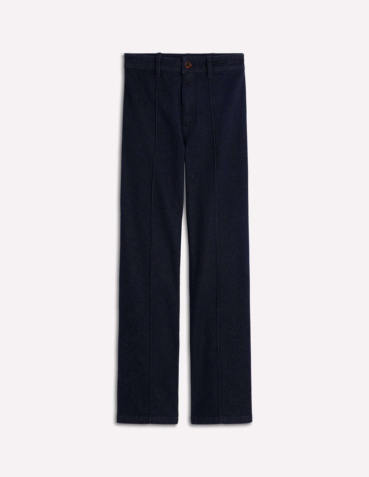 Pintuck Column Leg Jeans - Indigo Rinse | Boden USA