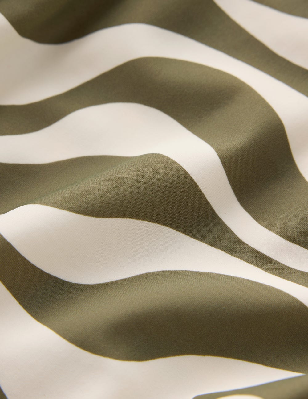Andros Twist Front Swimsuit-Woodland Green, Rhythmic Wave | Boden USA